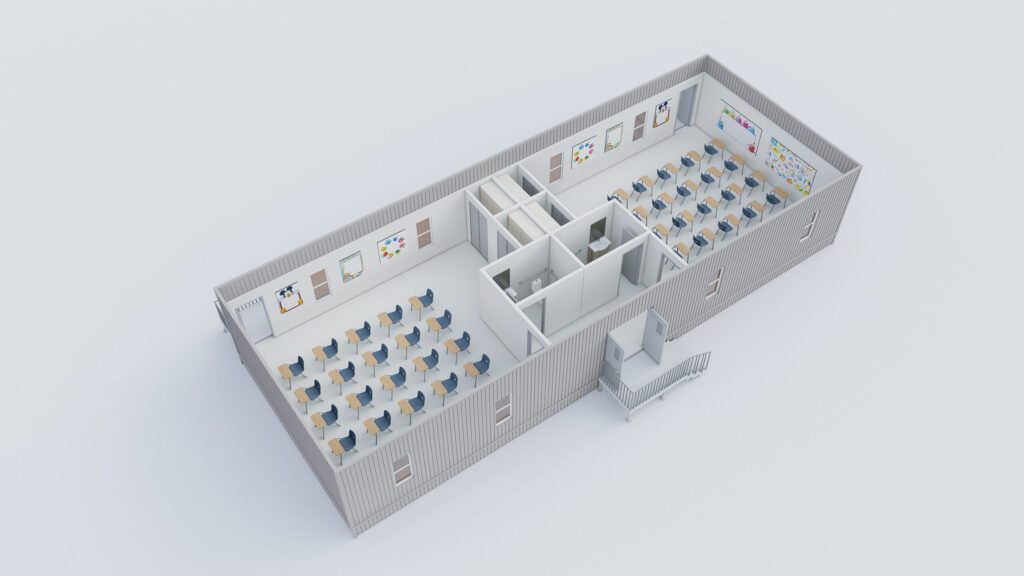 Double Wide Classroom Buildings for Sale or Lease