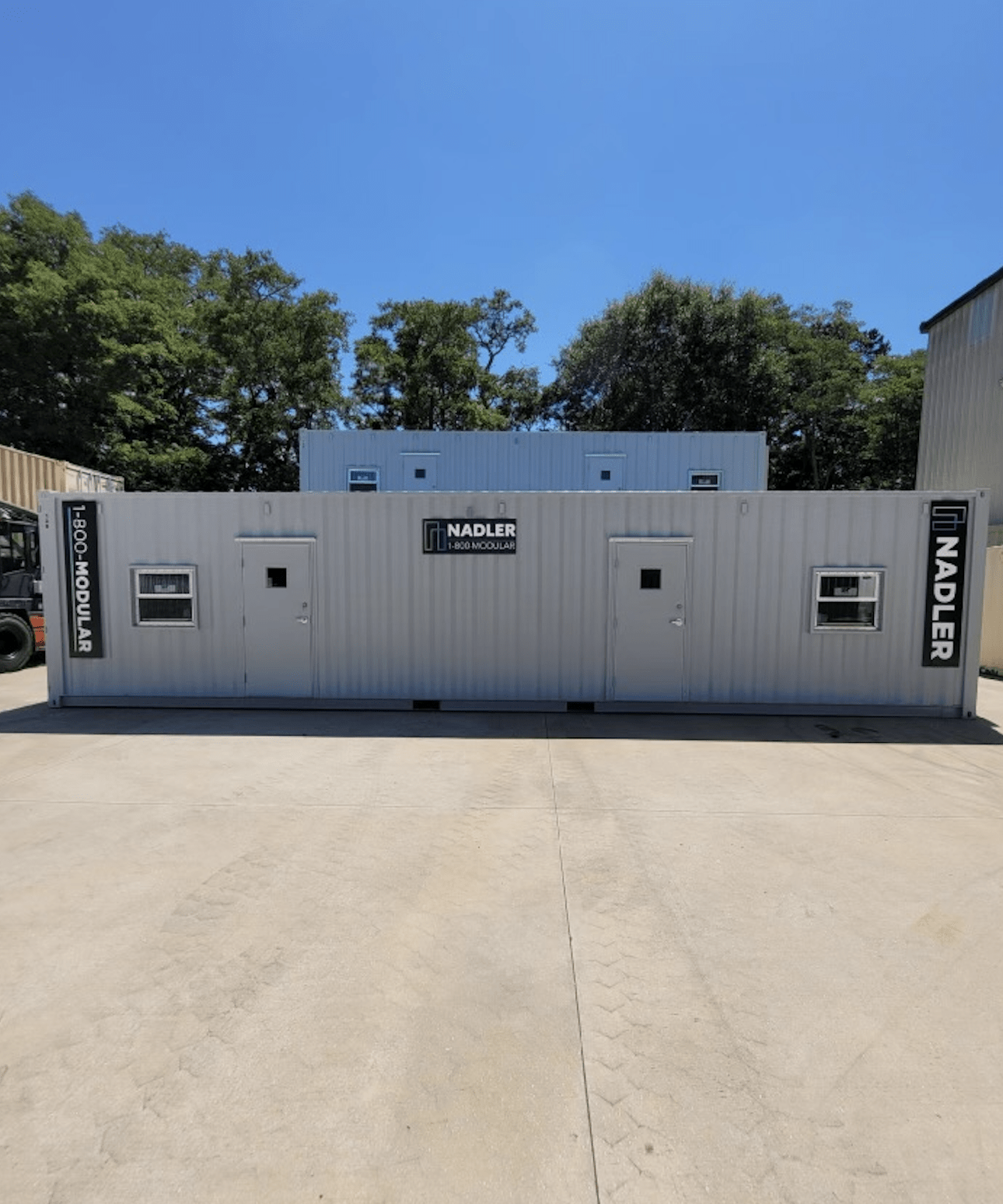 On-Site Ground Level Office Solution | Nadler Modular